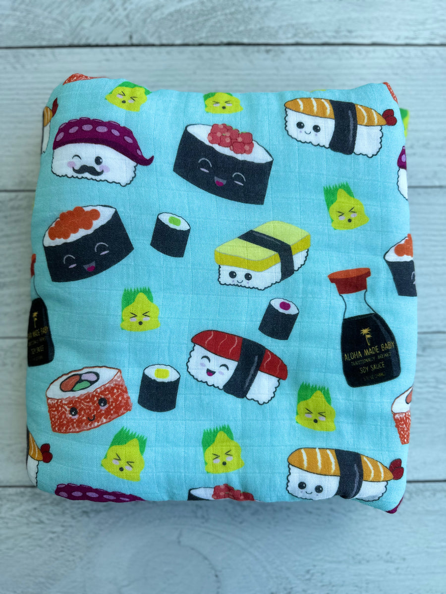 Aloha Made Baby | Sushi Musubi Reversible Quilt – Hopscotch