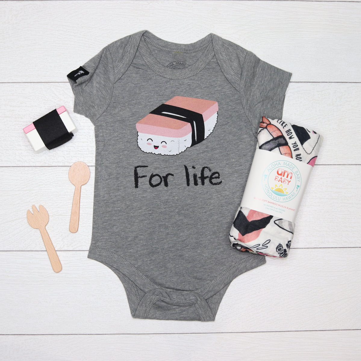 Aloha Made Baby | Spam Musubi Tee – Hopscotch